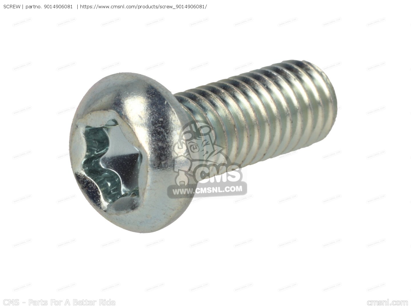 9014906081: SCREW Yamaha - buy the 90149-06081-00 at CMSNL