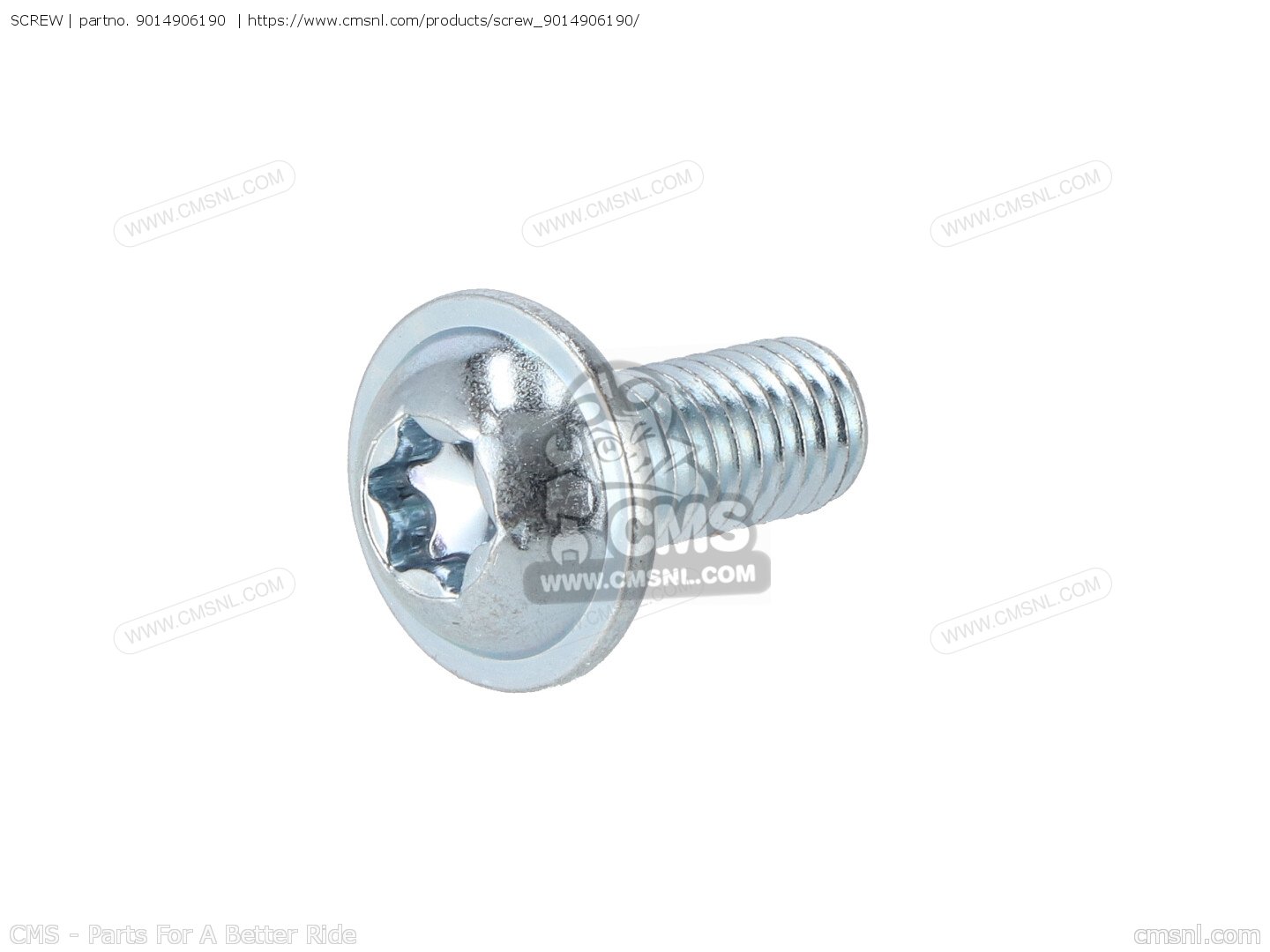 9014906190: SCREW Yamaha - buy the 90149-06190-00 at CMSNL