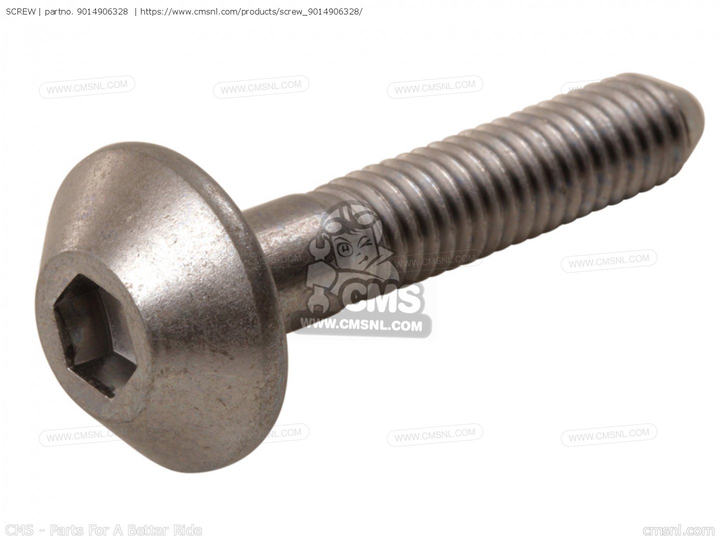 9014906328: SCREW Yamaha - buy the 90149-06328-00 at CMSNL