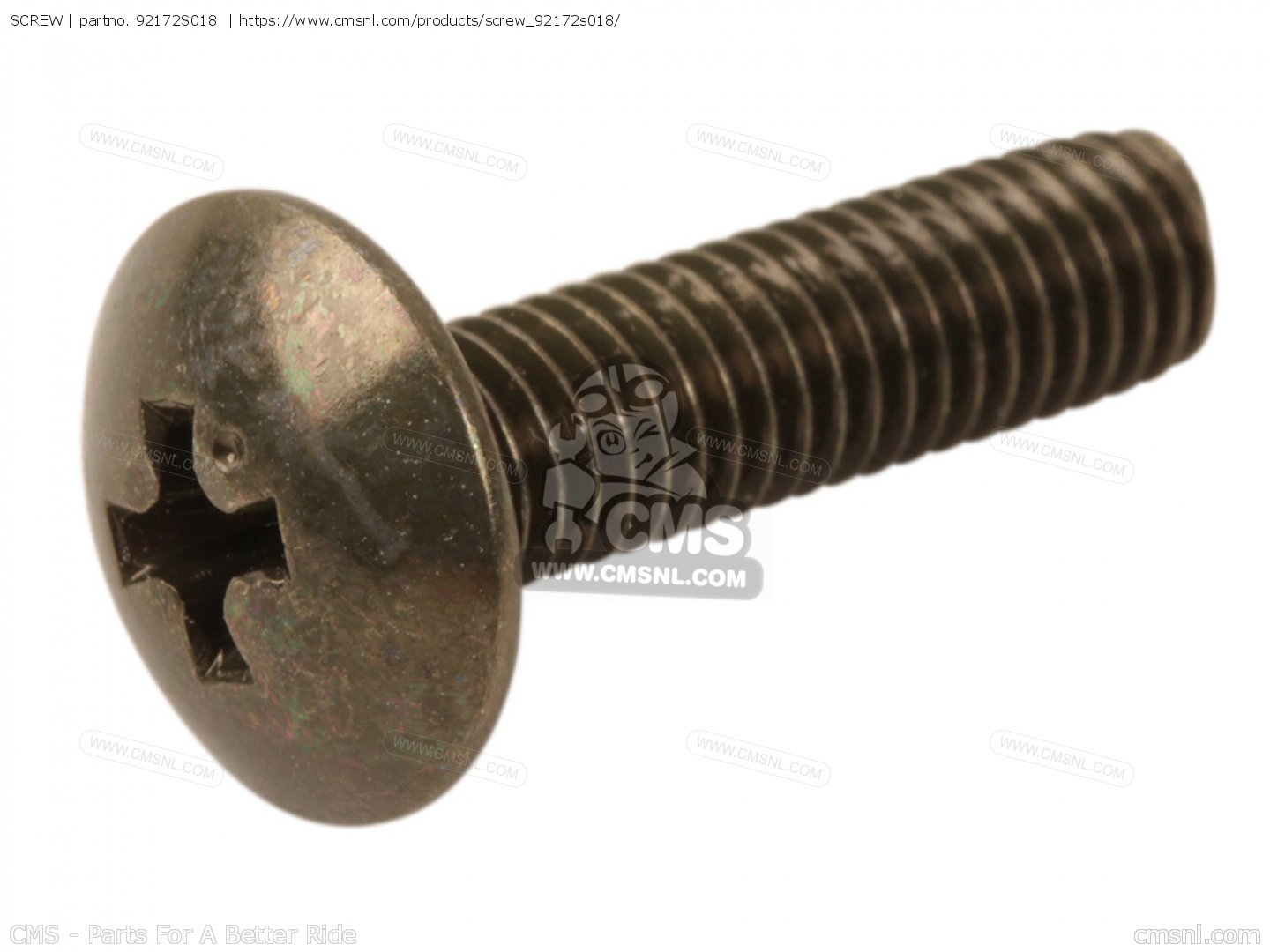 92172S018: Screw Kawasaki - buy the 92172-S018 at CMSNL