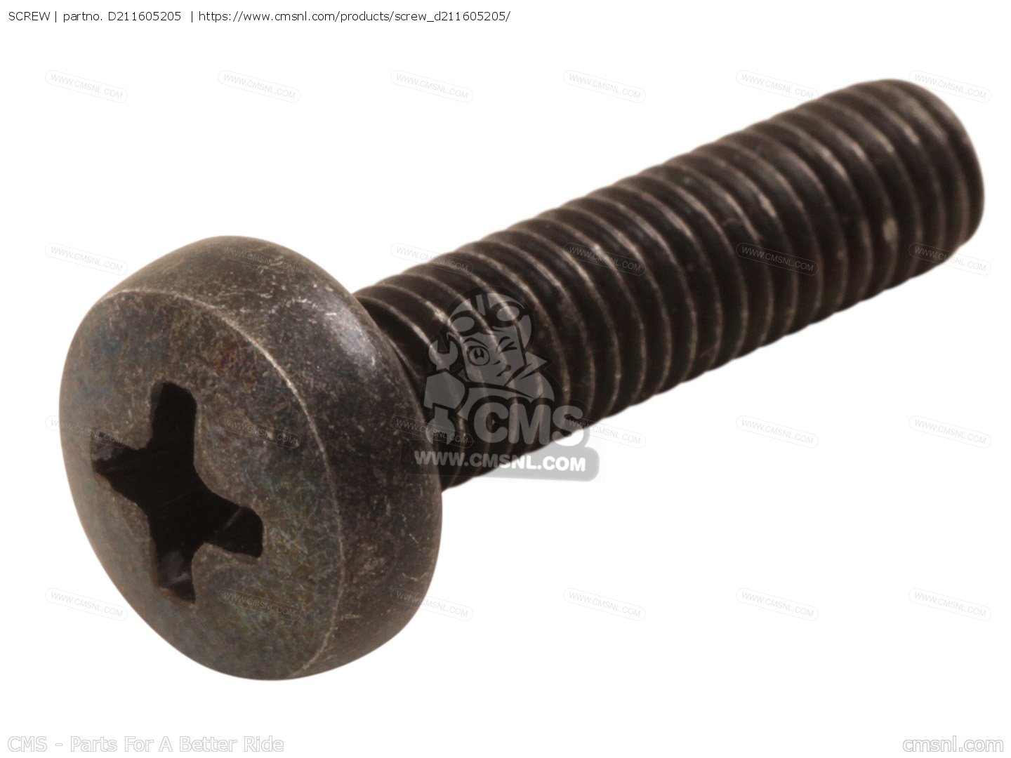 D211605205: SCREW Suzuki - buy the D2116-05205 at CMSNL