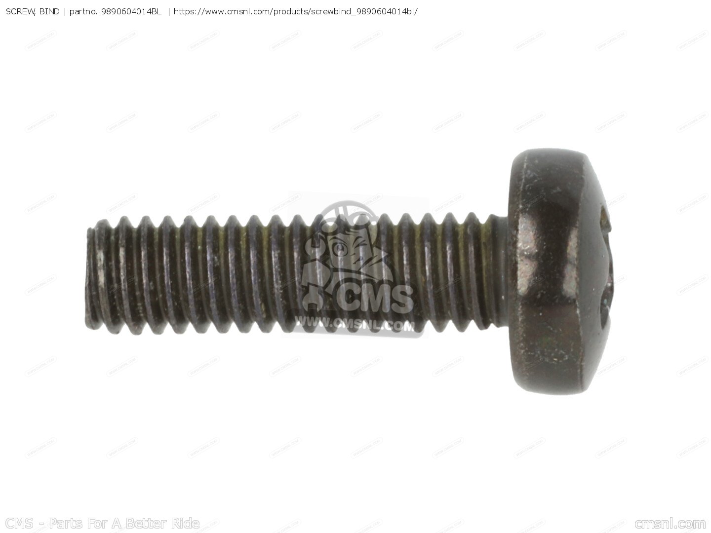 9890604014BL: Screw, Bind Yamaha - buy the 989-06040-14-BL at CMSNL