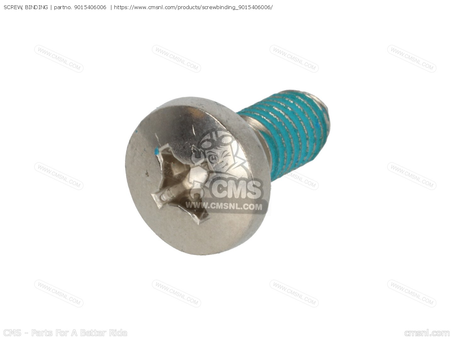 9015406006: Screw, Binding Yamaha - buy the 90154-06006 at CMSNL