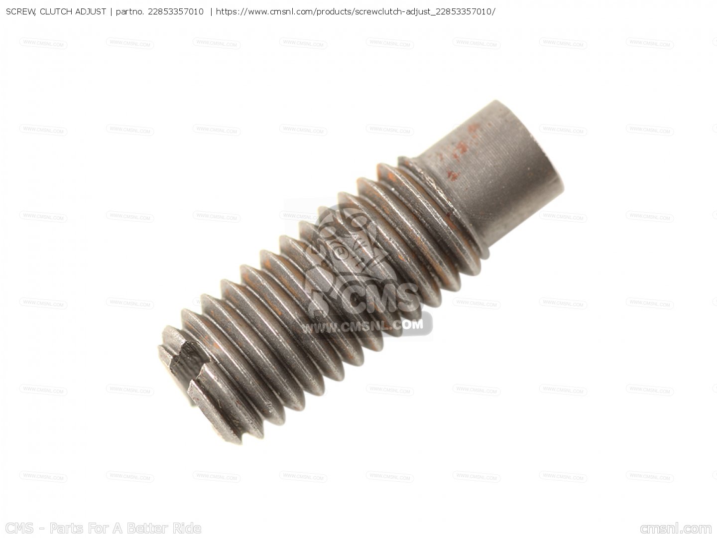 22853357010: Screw, Clutch Adjust Honda - buy the 22853-357-010 at CMSNL