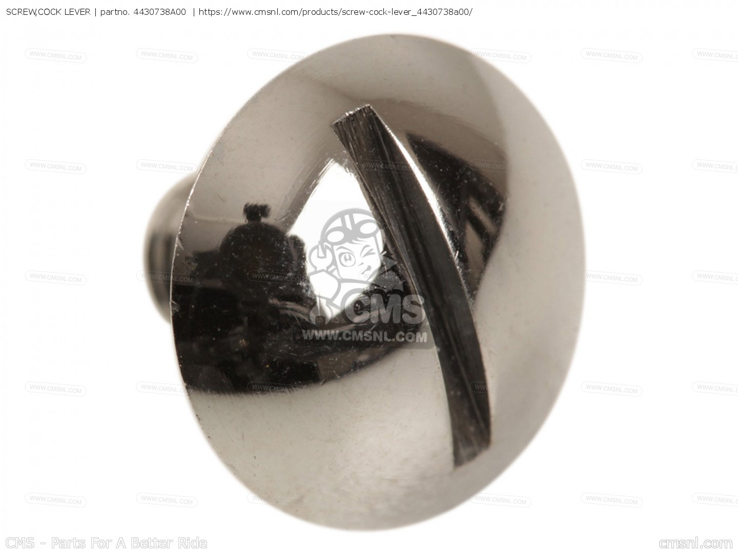 4430738A00: SCREW,COCK LEVER Suzuki - buy the 44307-38A00 at CMSNL