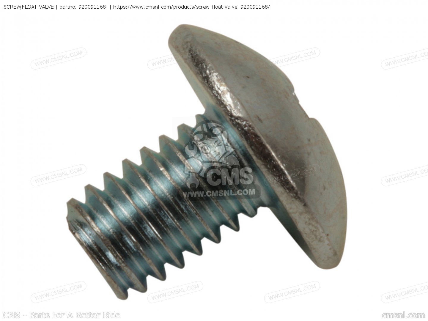 SCREW,FLOAT VALVE for KZ550A1 1980 USA CANADA - order at CMSNL