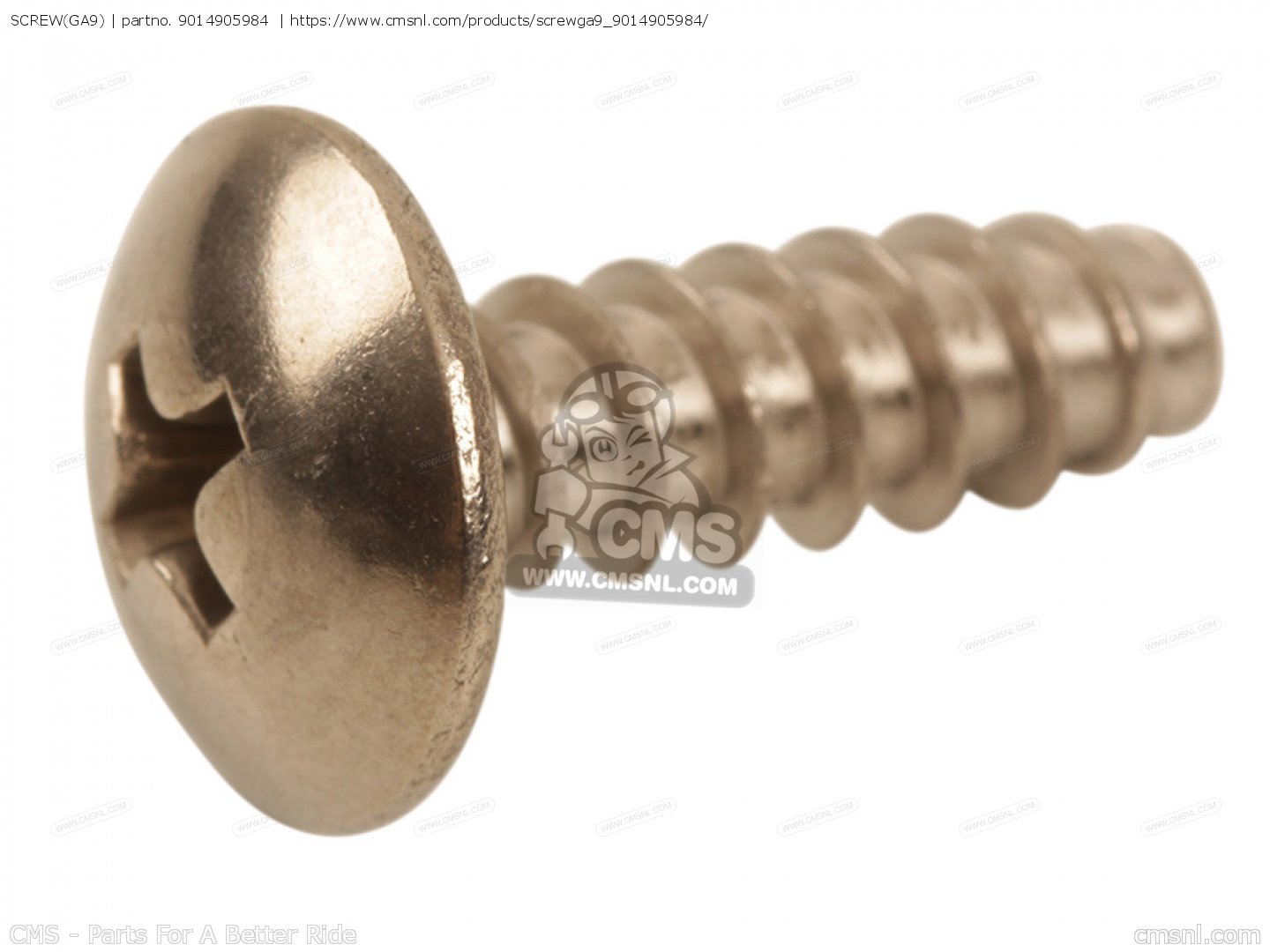 9014905984: SCREW(GA9) Yamaha - buy the 90149-05984-00 at CMSNL