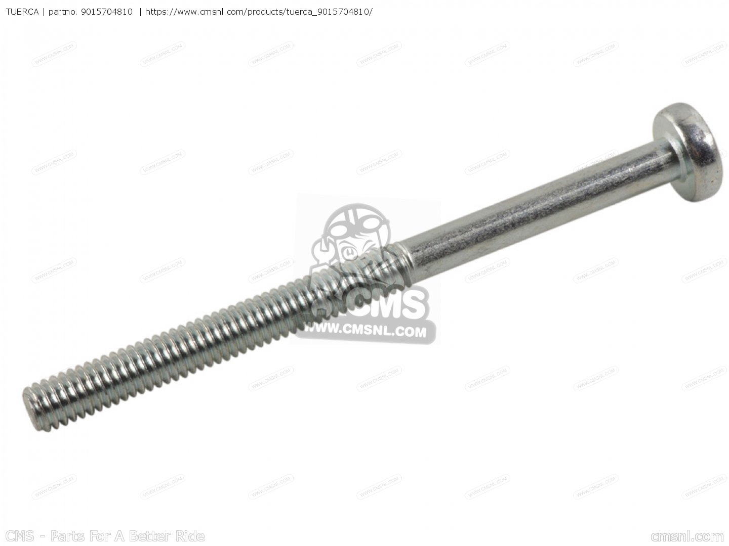 9015704810: Screw, Pan Head Yamaha - buy the 90157-04810-00 at CMSNL