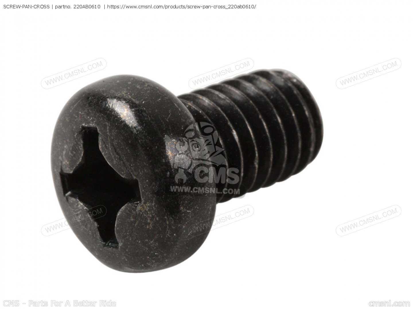 220AB0610: SCREW-PAN-CROSS Kawasaki - buy the 220AB0610 at CMSNL