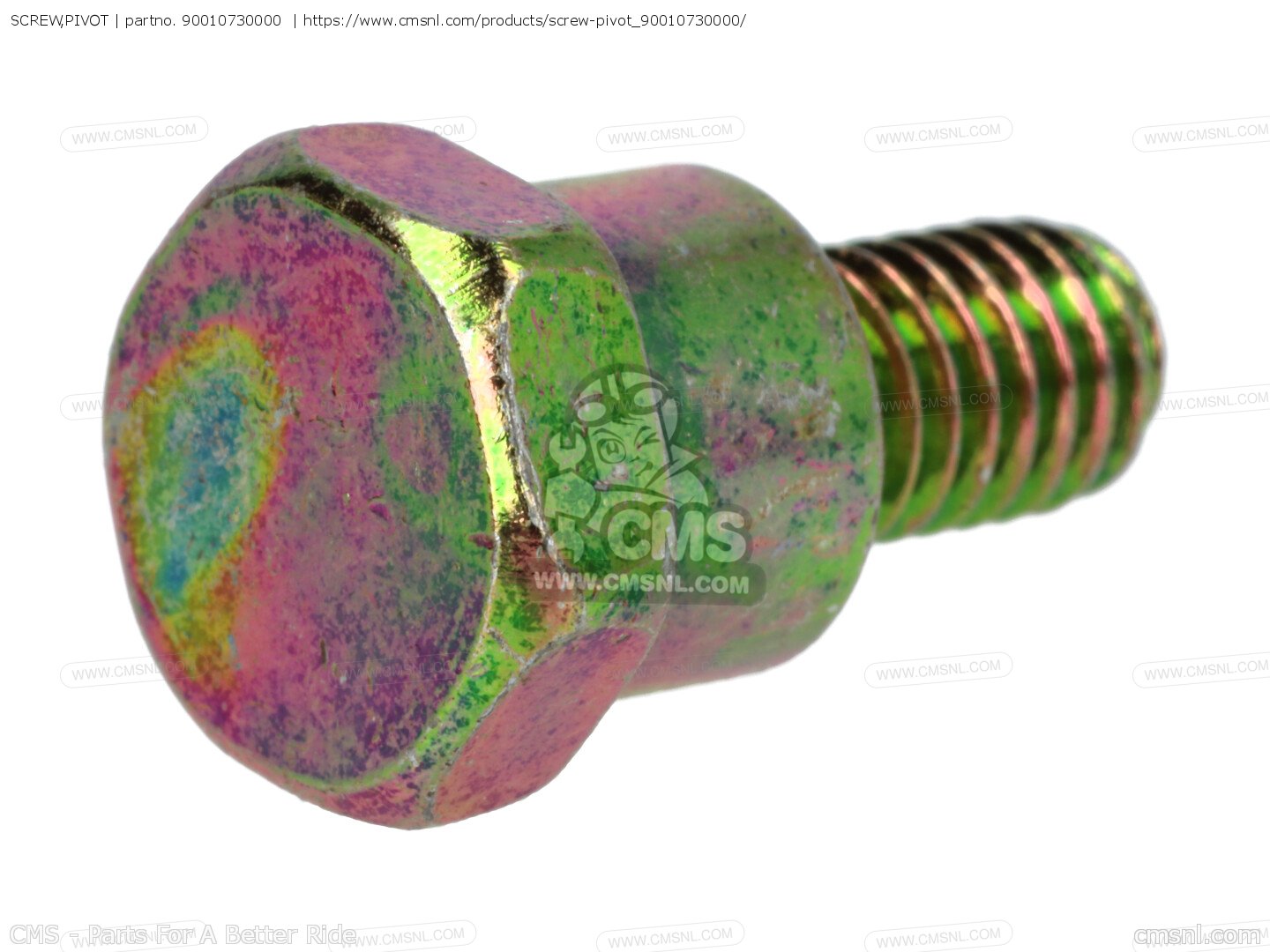90010730000: SCREW,PIVOT Honda - buy the 90010-730-000 at CMSNL