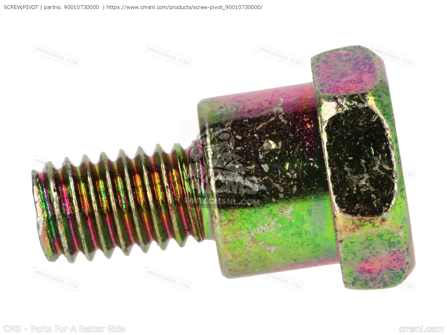 90010730000: SCREW,PIVOT Honda - buy the 90010-730-000 at CMSNL