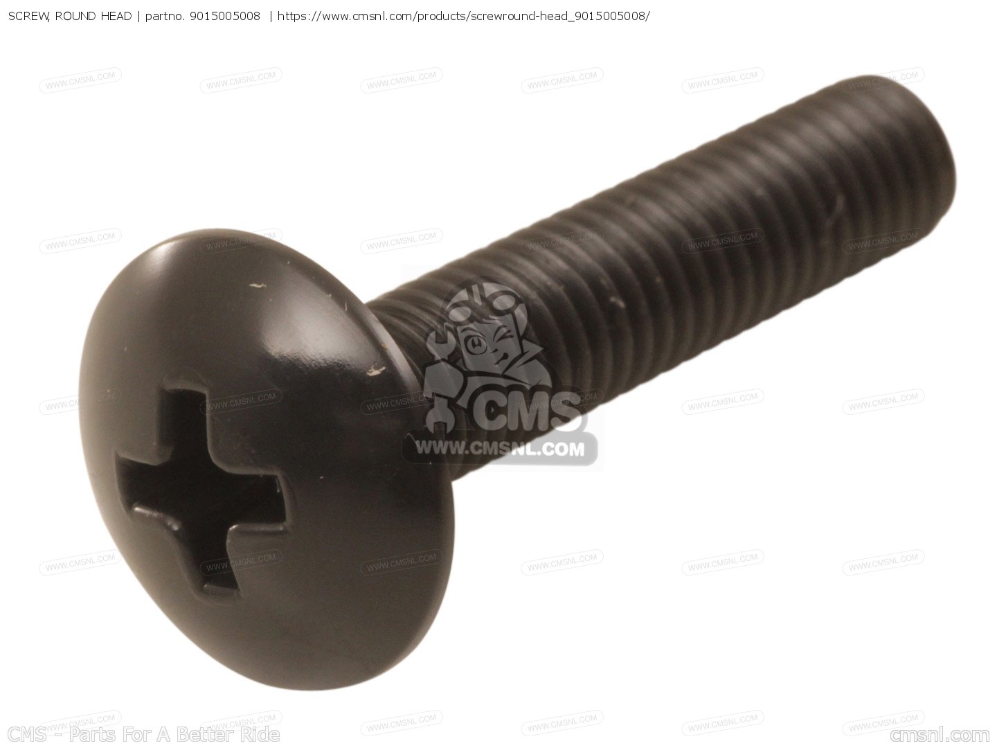 9015005008: Screw, Round Head Yamaha - buy the 90150-05008-00 at CMSNL
