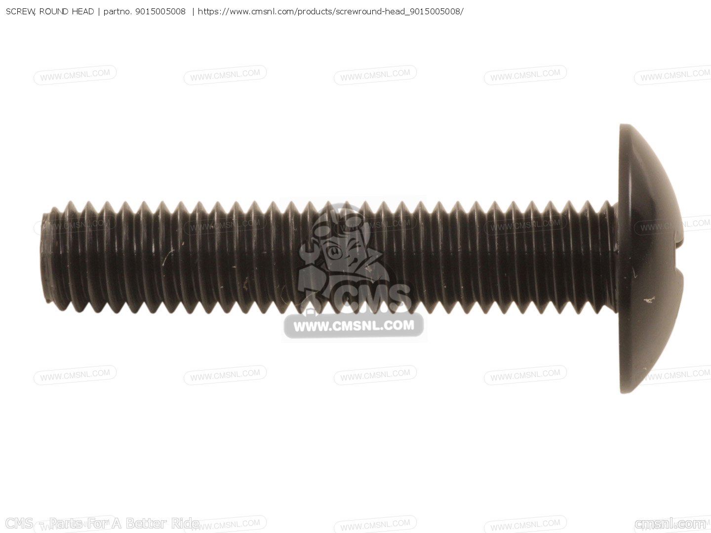 9015005008: Screw, Round Head Yamaha - buy the 90150-05008-00 at CMSNL
