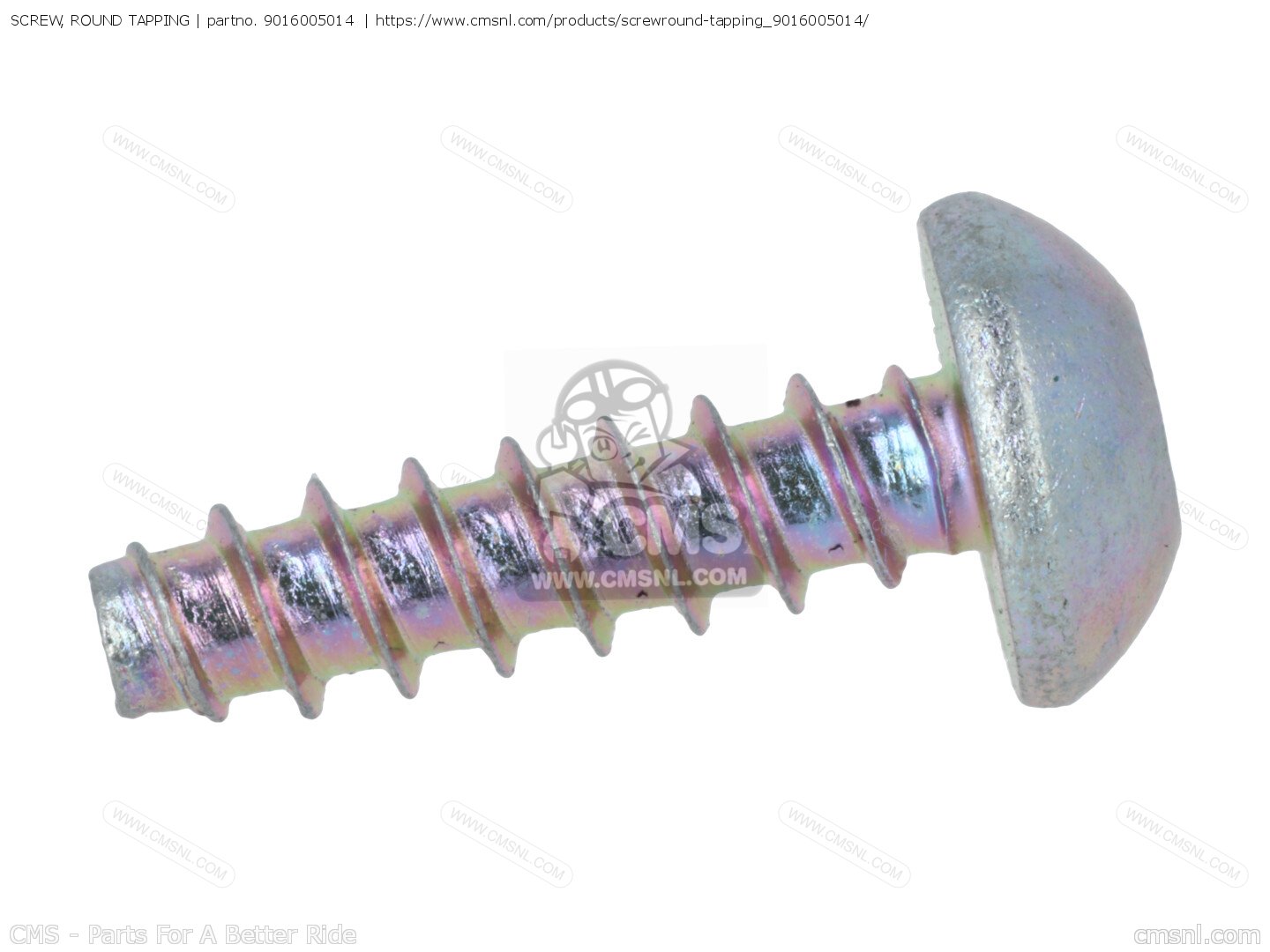 9016005014: Screw, Round Tapping Yamaha - buy the 90160-05014 at CMSNL