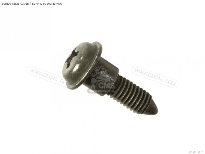90102KEM900: SCREW,SIDE COVER Honda - buy the 90102-KEM-900 at CMSNL