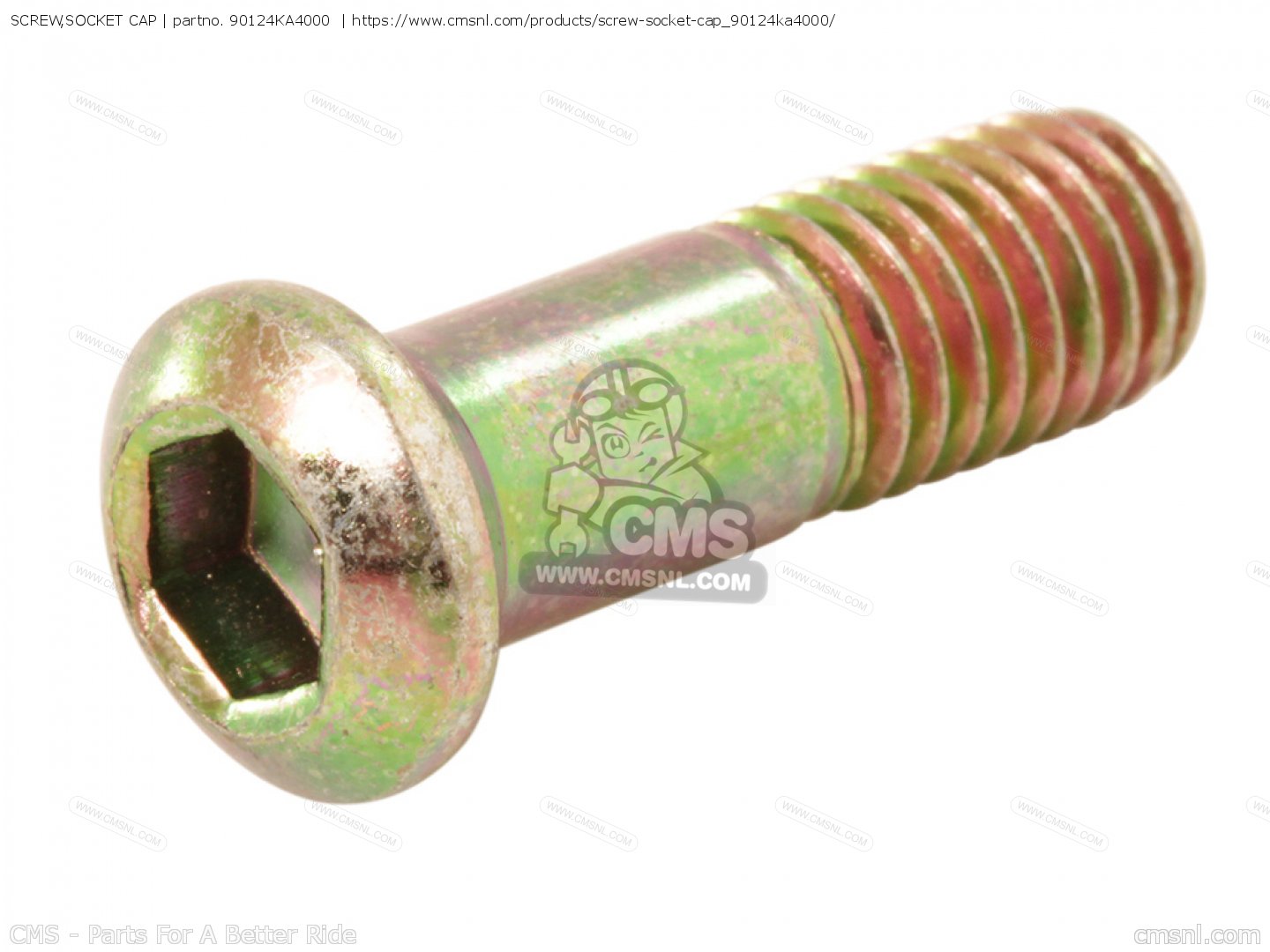 90124KA4000: SCREW,SOCKET CAP Honda - buy the 90124-KA4-000 at CMSNL