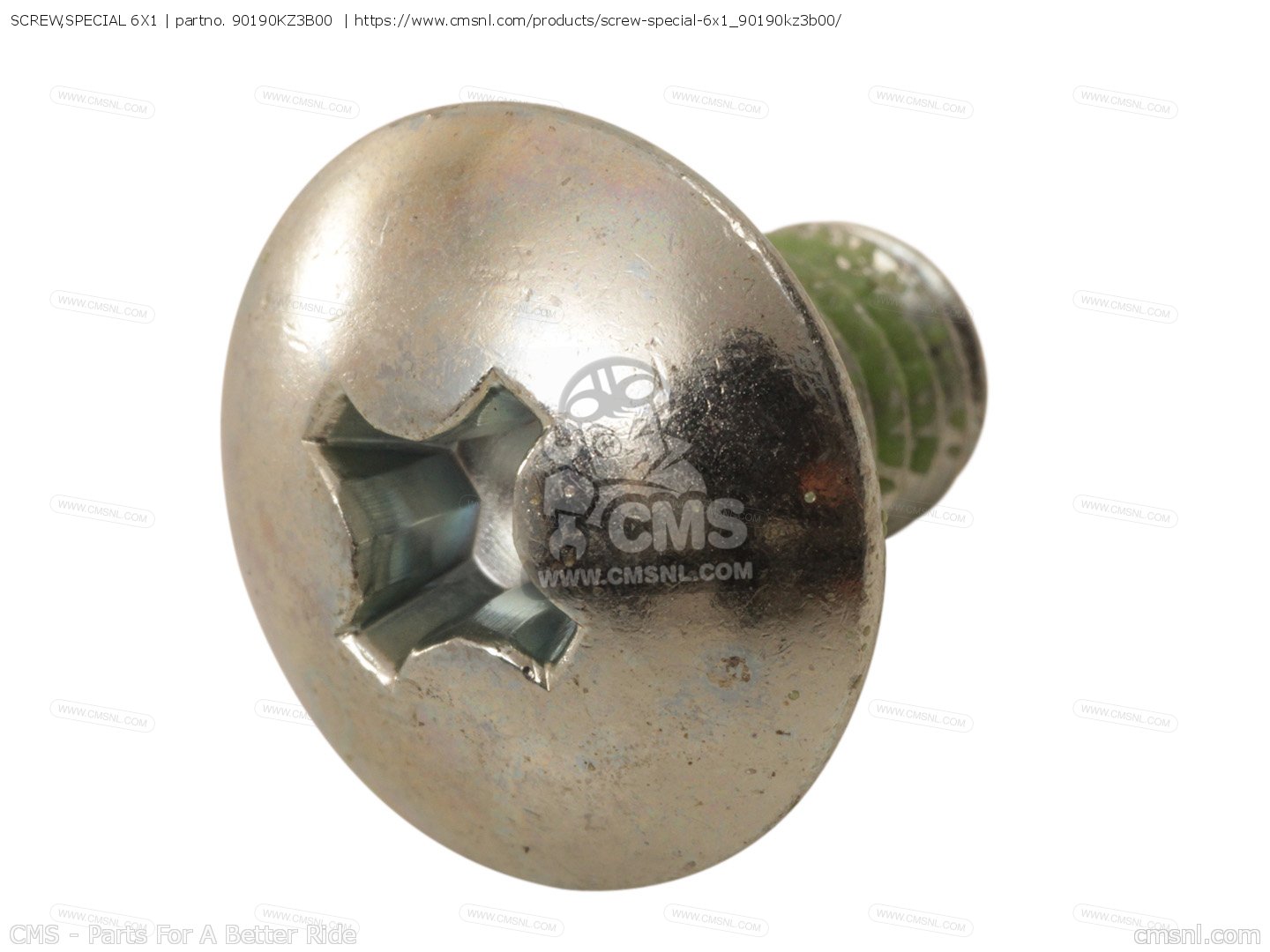 90190KZ3B00: Screw,special 6x1 Honda - buy the 90190-KZ3-B00 at CMSNL