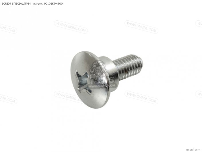 90103KPH900: SCREW,SPECIAL,5MM Honda - buy the 90103-KPH-900 at CMSNL