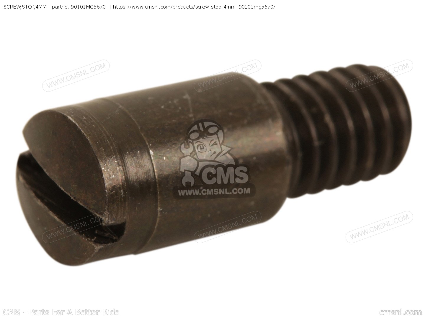 SCREW,STOP,4MM for Honda - order at CMSNL