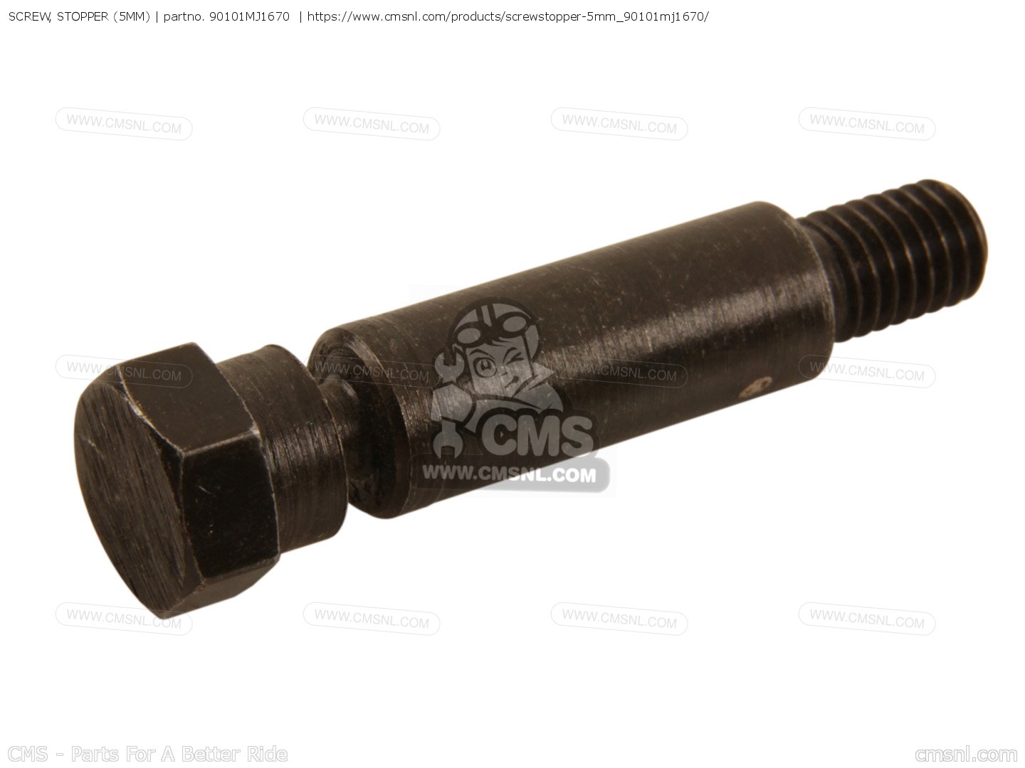 90101MJ1670: Screw, Stopper (5mm) Honda - buy the 90101-MJ1-670 at CMSNL