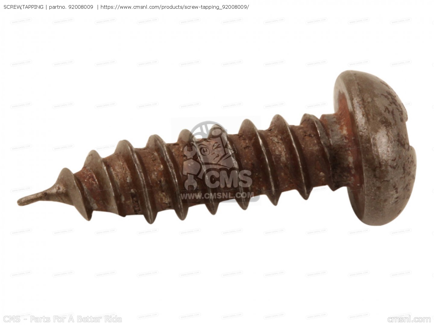 SCREW,TAPPING,3X10 for KZ400D3 1976 CANADA - order at CMSNL