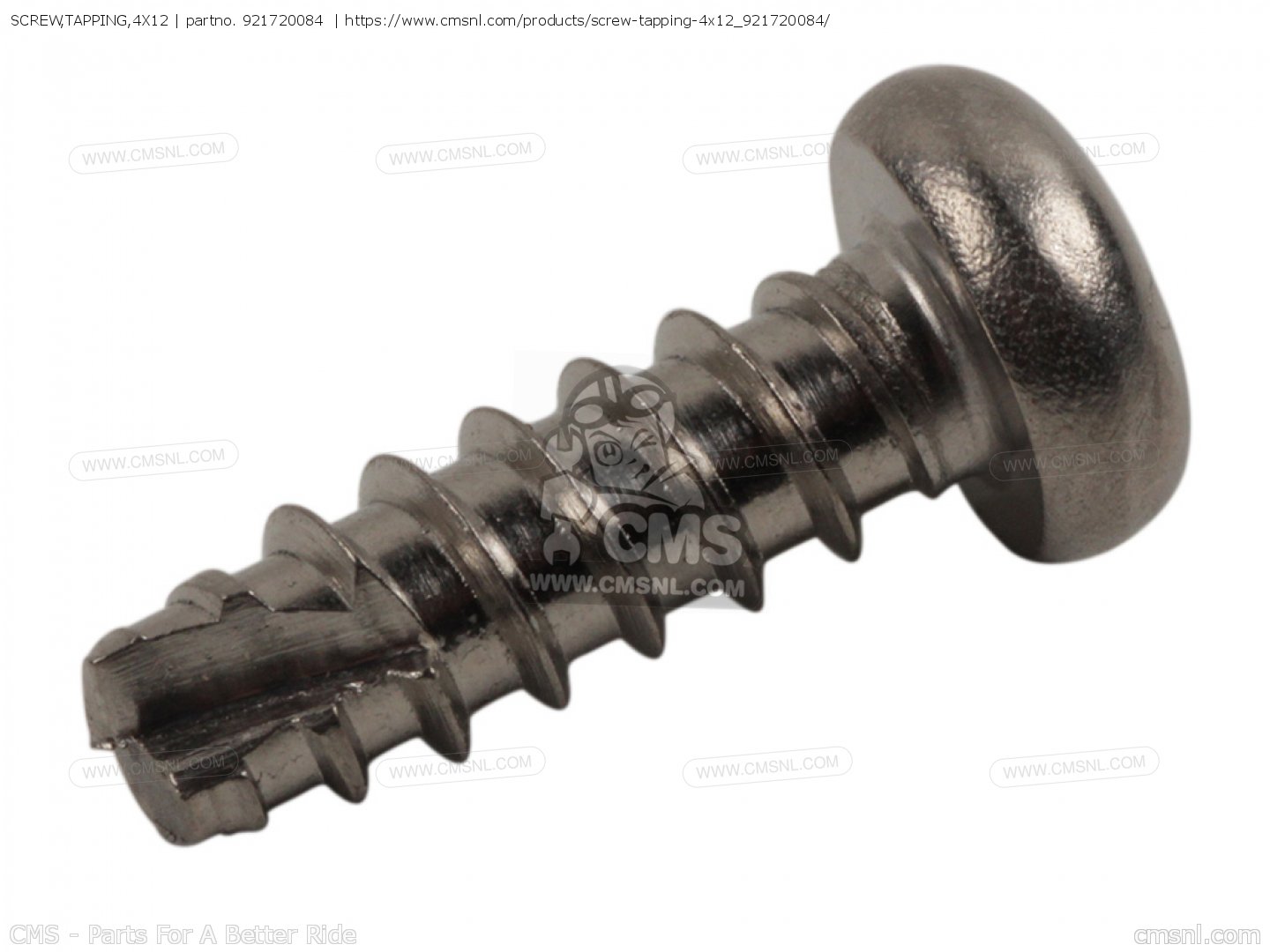 921720084: Screw,tapping,4x12 Kawasaki - buy the 92172-0084 at CMSNL