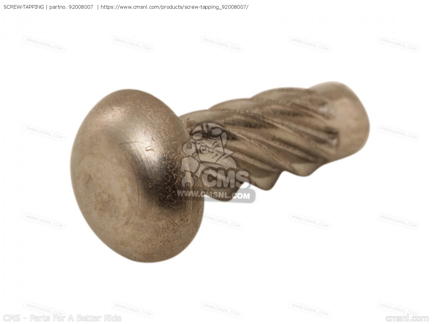 92008007: SCREW-TAPPING Kawasaki - buy the 92008-007 at CMSNL