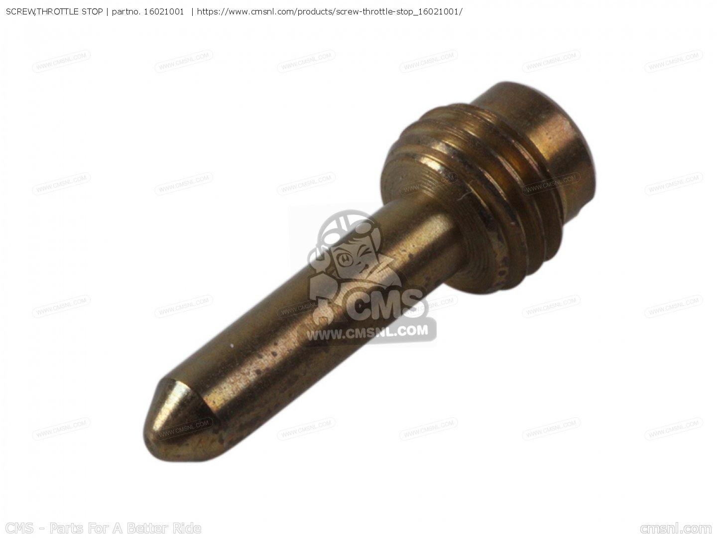 SCREW,THROTTLE STOP for KV75A5 1976 - order at CMSNL