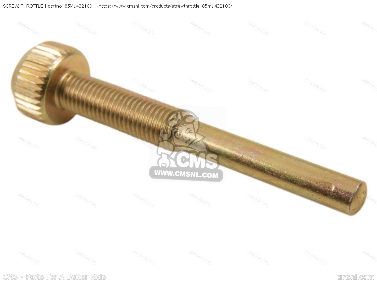 85M1432100: Screw, Throttle Yamaha - buy the 85M-14321-00-00 at CMSNL