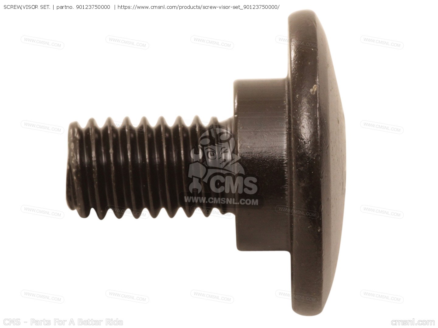 90123750000: Screw,visor Set. Honda - buy the 90123-750-000 at CMSNL