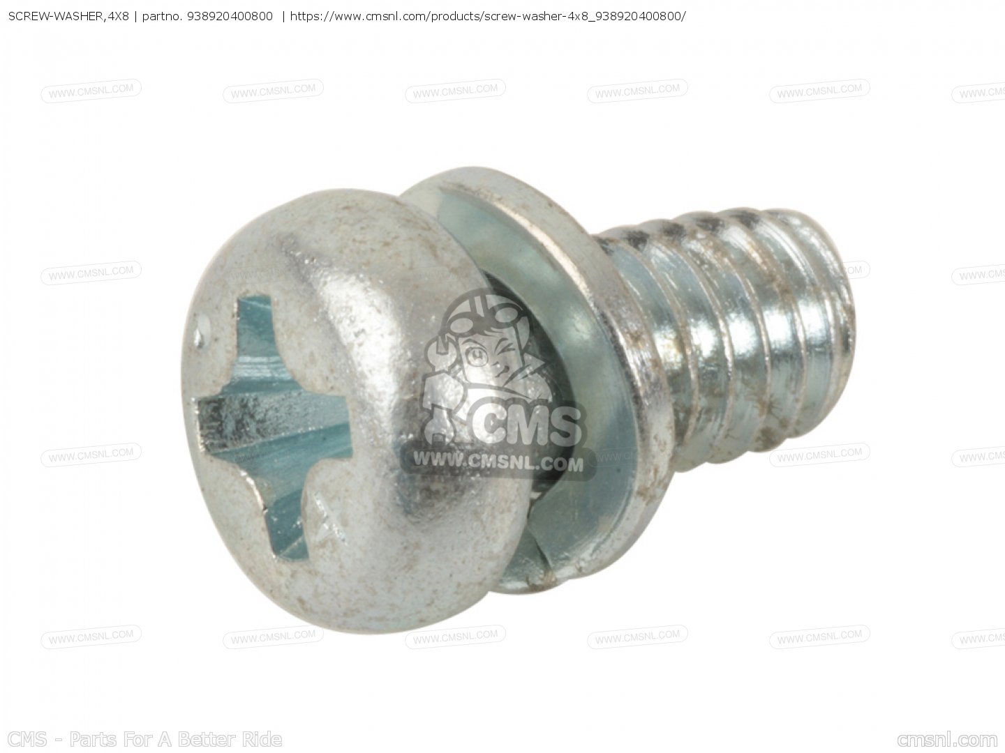 SCREW-WASHER,4X8 for Honda - order at CMSNL