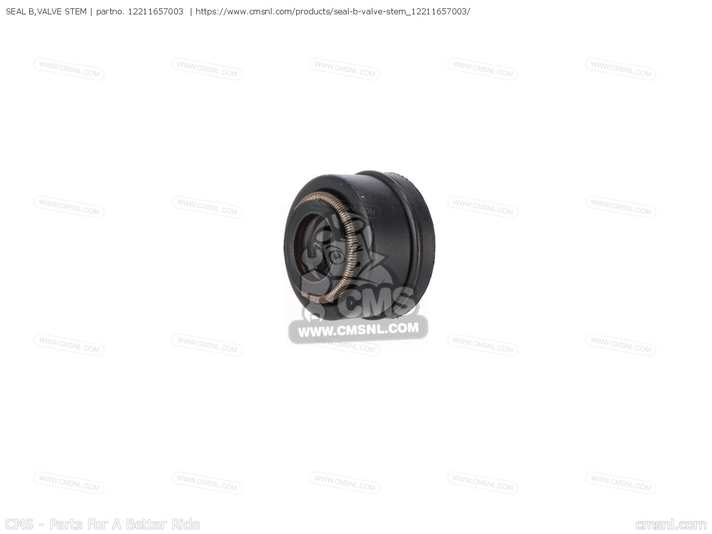 12211657003: SEAL B,VALVE STEM Honda - buy the 12211-657-003 at CMSNL