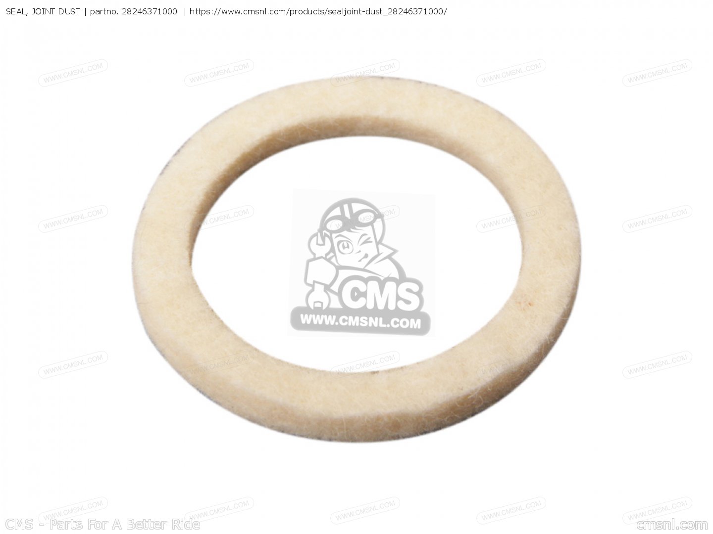 28246371000: SEAL, JOINT DUST Honda - buy the 28246-371-000 at CMSNL