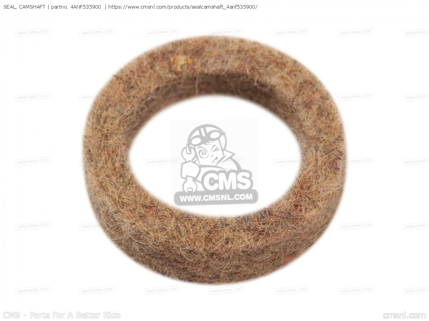 4ANF535900: Seal, Camshaft Yamaha - buy the 4AN-F5359-00-00 at CMSNL
