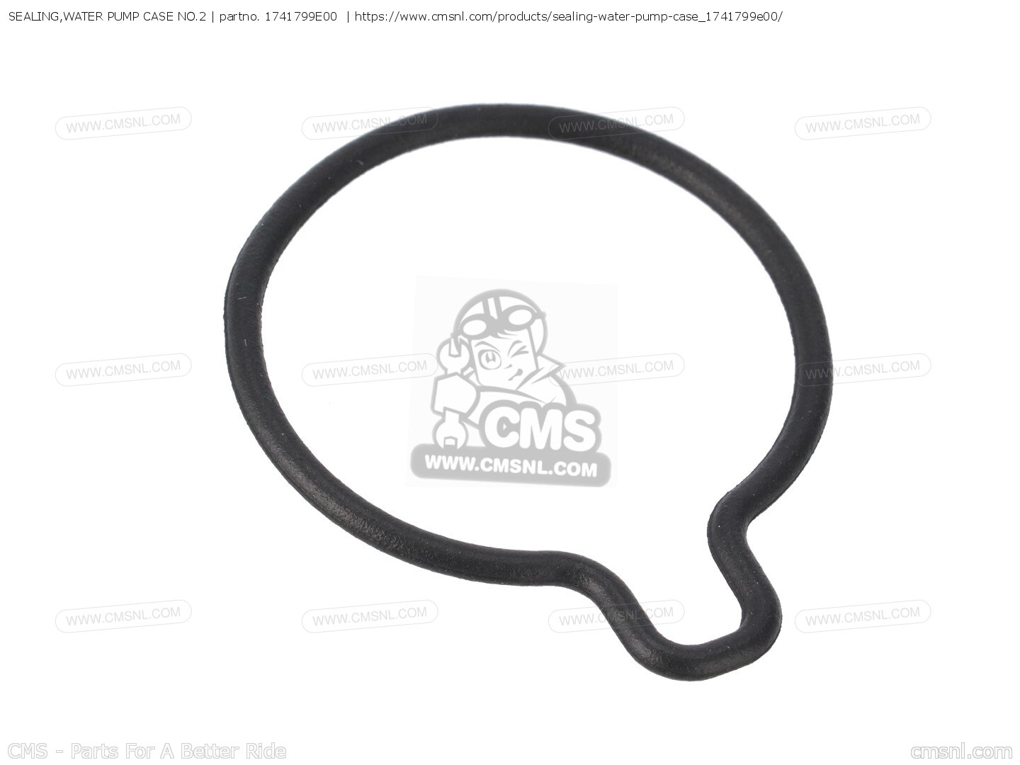 1741799E00: SEALING,WATER PUMP CASE NO.2 Suzuki - buy the 17417-99E00 ...