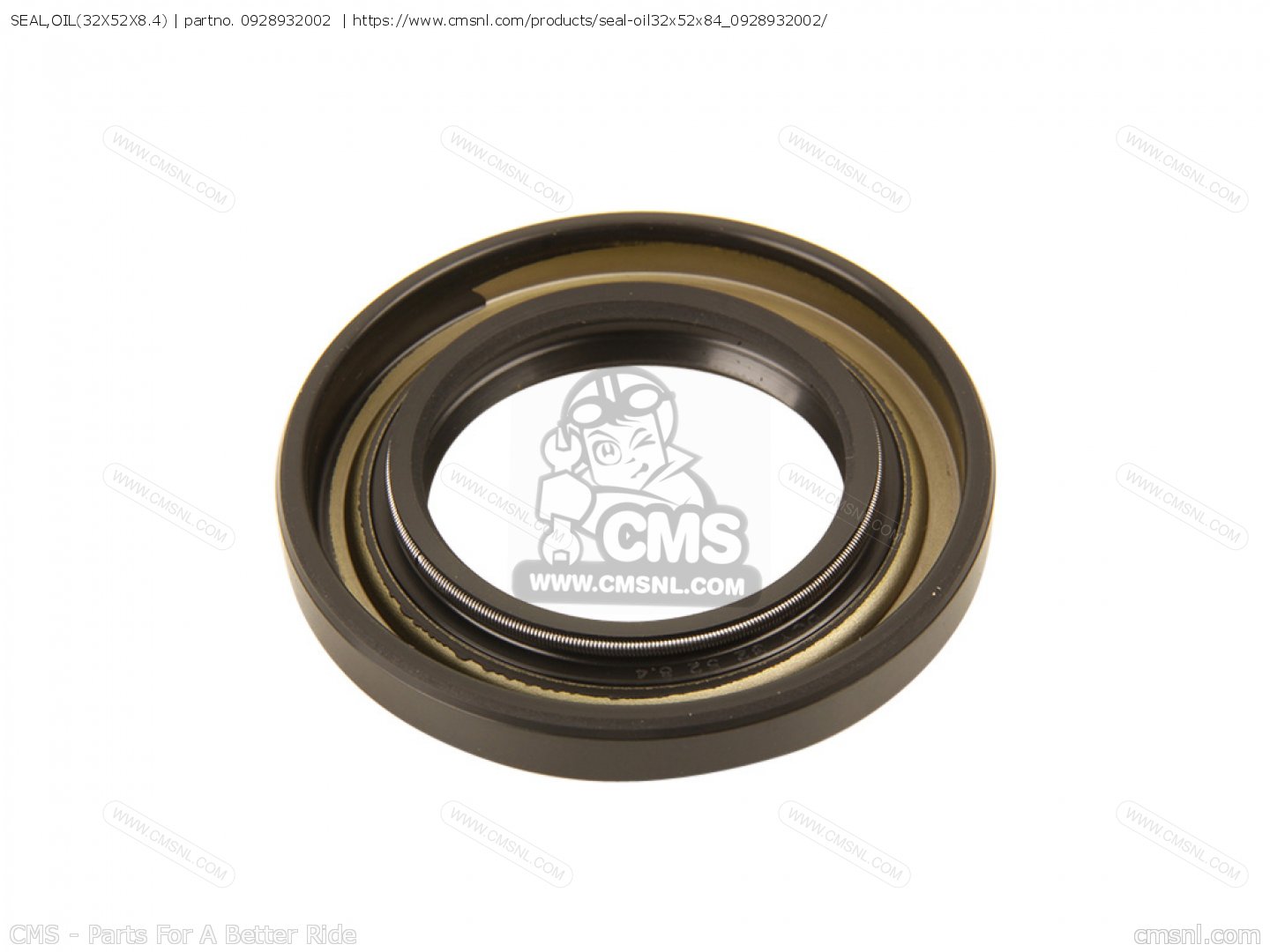 0928932002: SEAL,OIL(32X52X8.4) Suzuki - buy the 09289-32002 at CMSNL