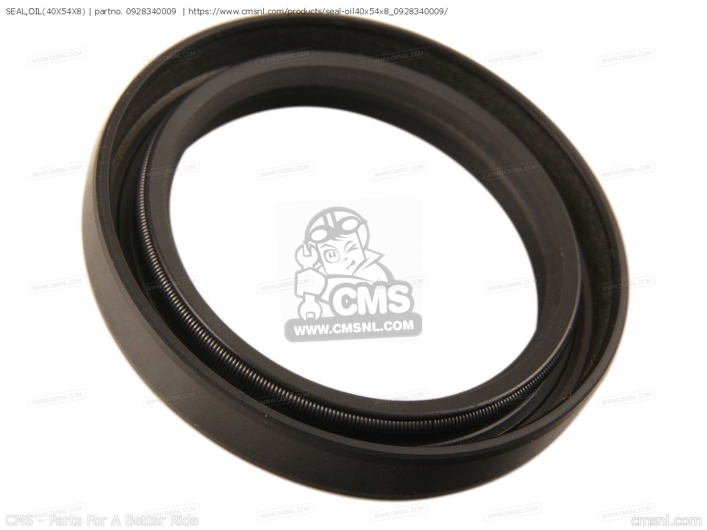 0928340009: SEAL,OIL(40X54X8) Suzuki - buy the 09283-40009 at CMSNL