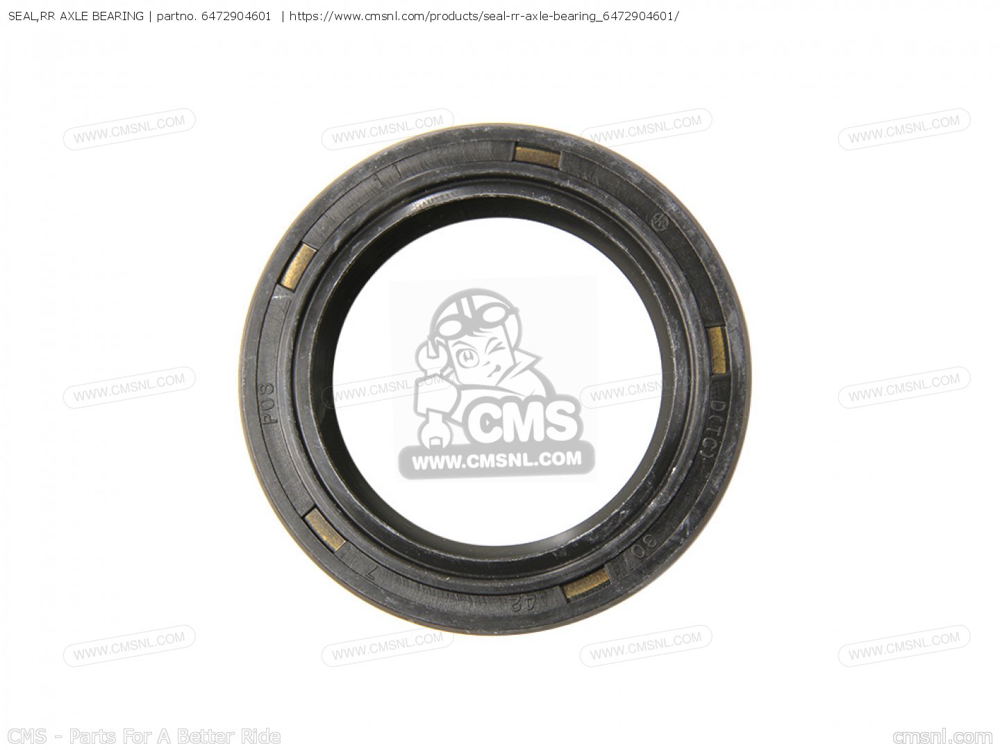 6472904601: SEAL,RR AXLE BEARING Suzuki - buy the 64729-04601 at CMSNL