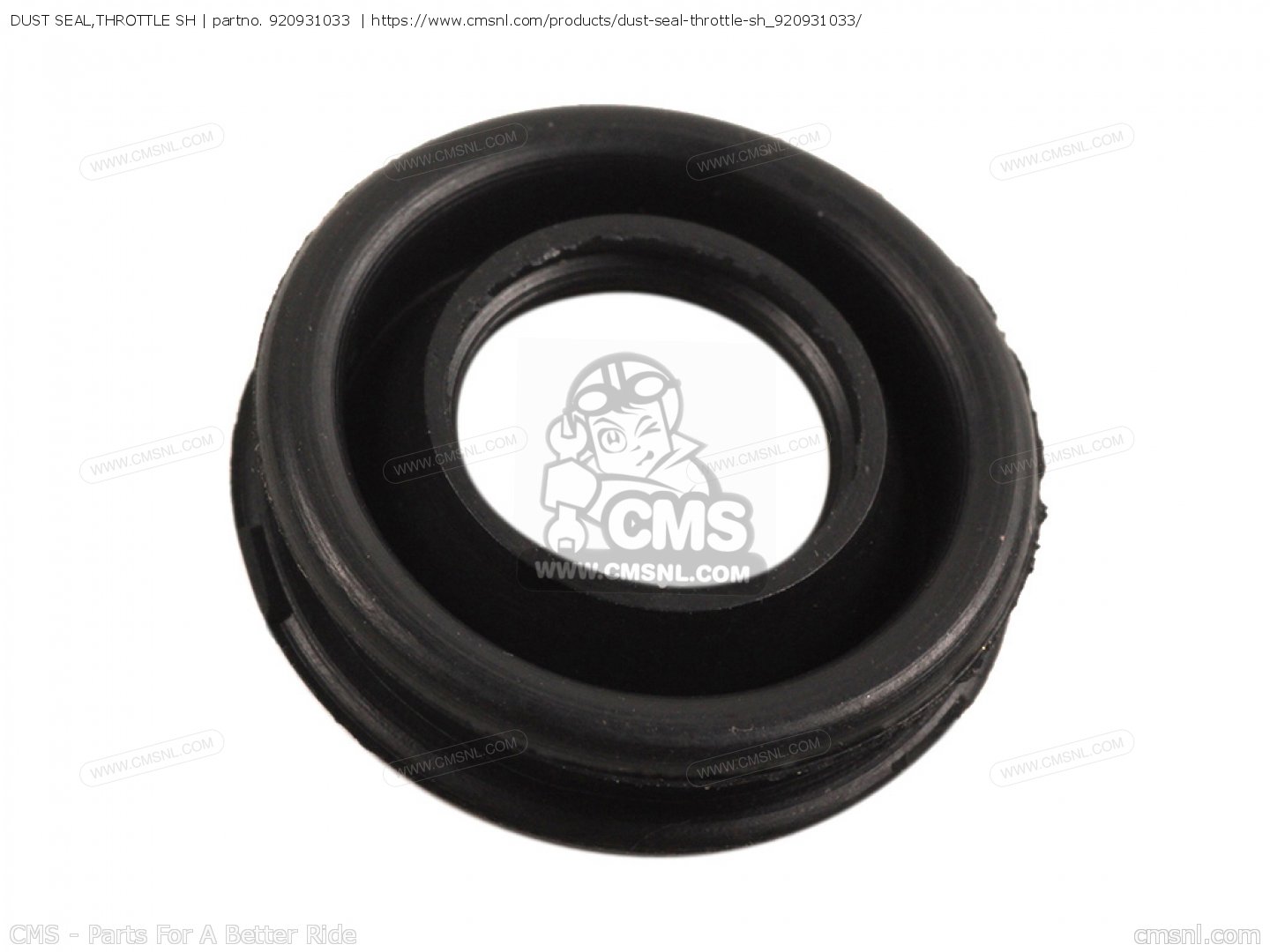 920931033: SEAL,THROTTLE SHAFT Kawasaki - buy the 92093-1033 at CMSNL