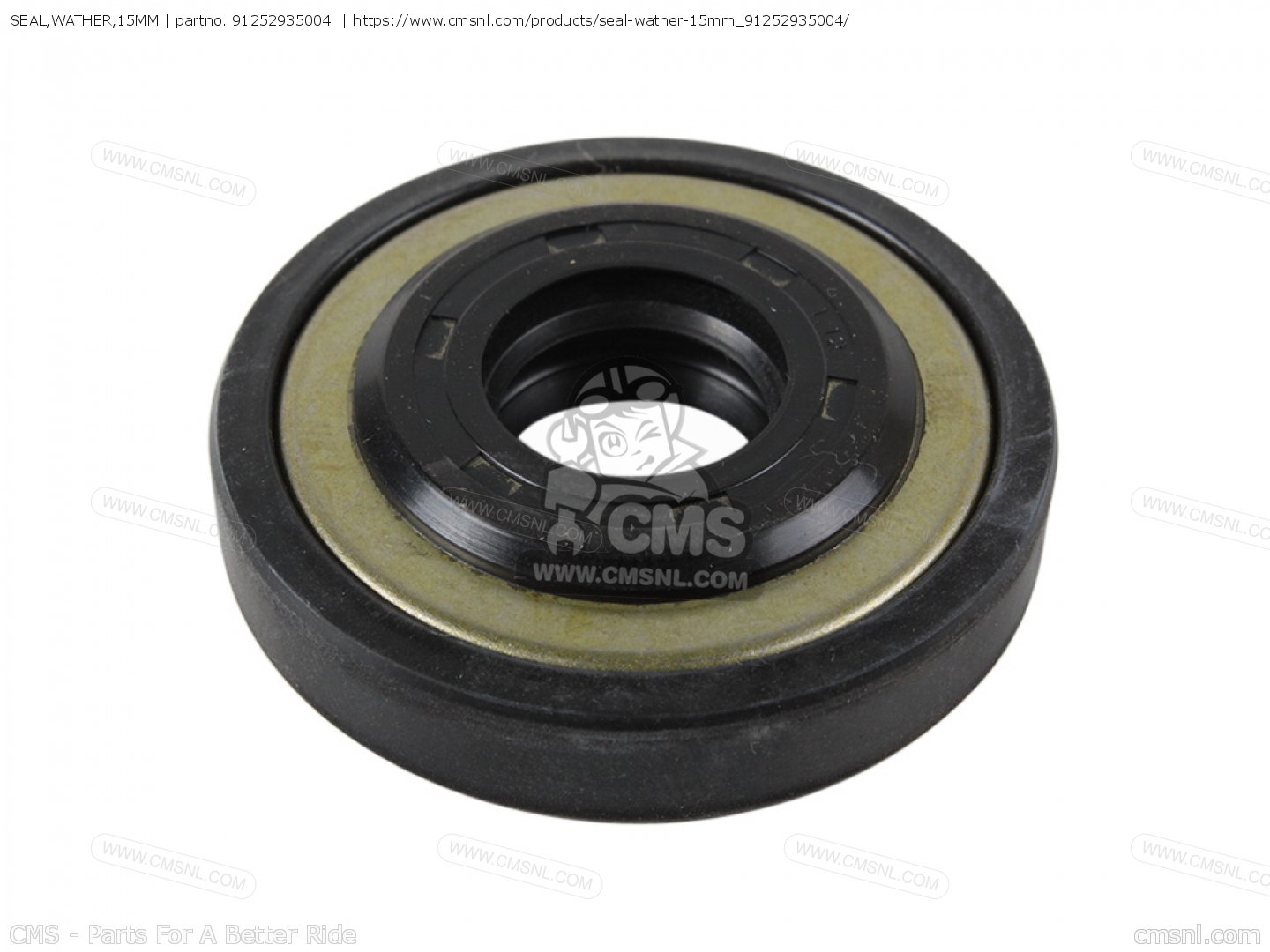 91252935004: SEAL,WATHER,15MM Honda - buy the 91252-935-004 at CMSNL