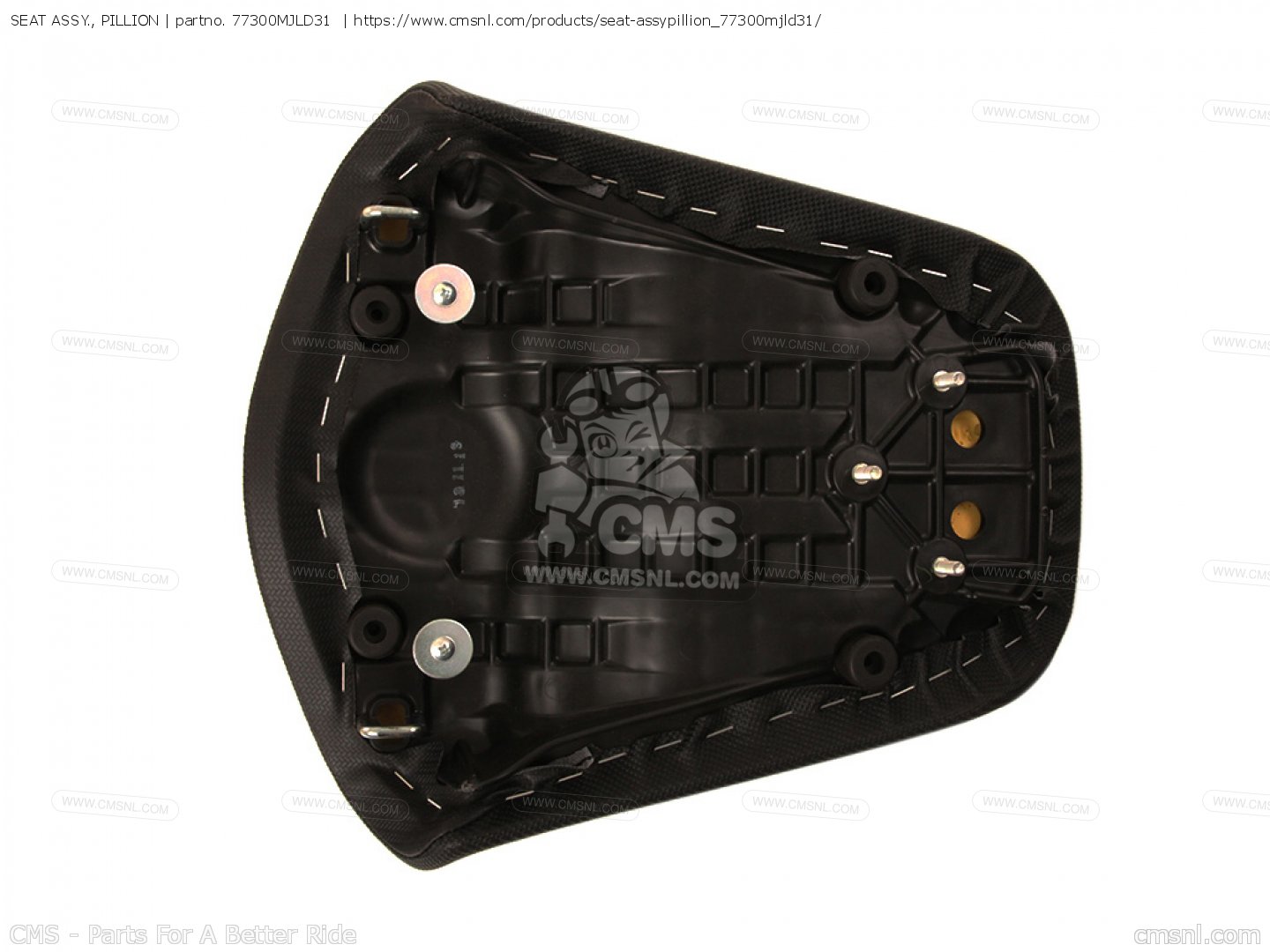 77300MJLD31: Seat Assy,pillion Honda - buy the 77300-MJL-D31 at CMSNL