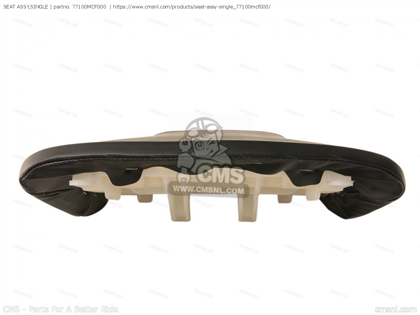 77100MCF000: SEAT ASSY,SINGLE Honda - buy the 77100-MCF-000 at CMSNL