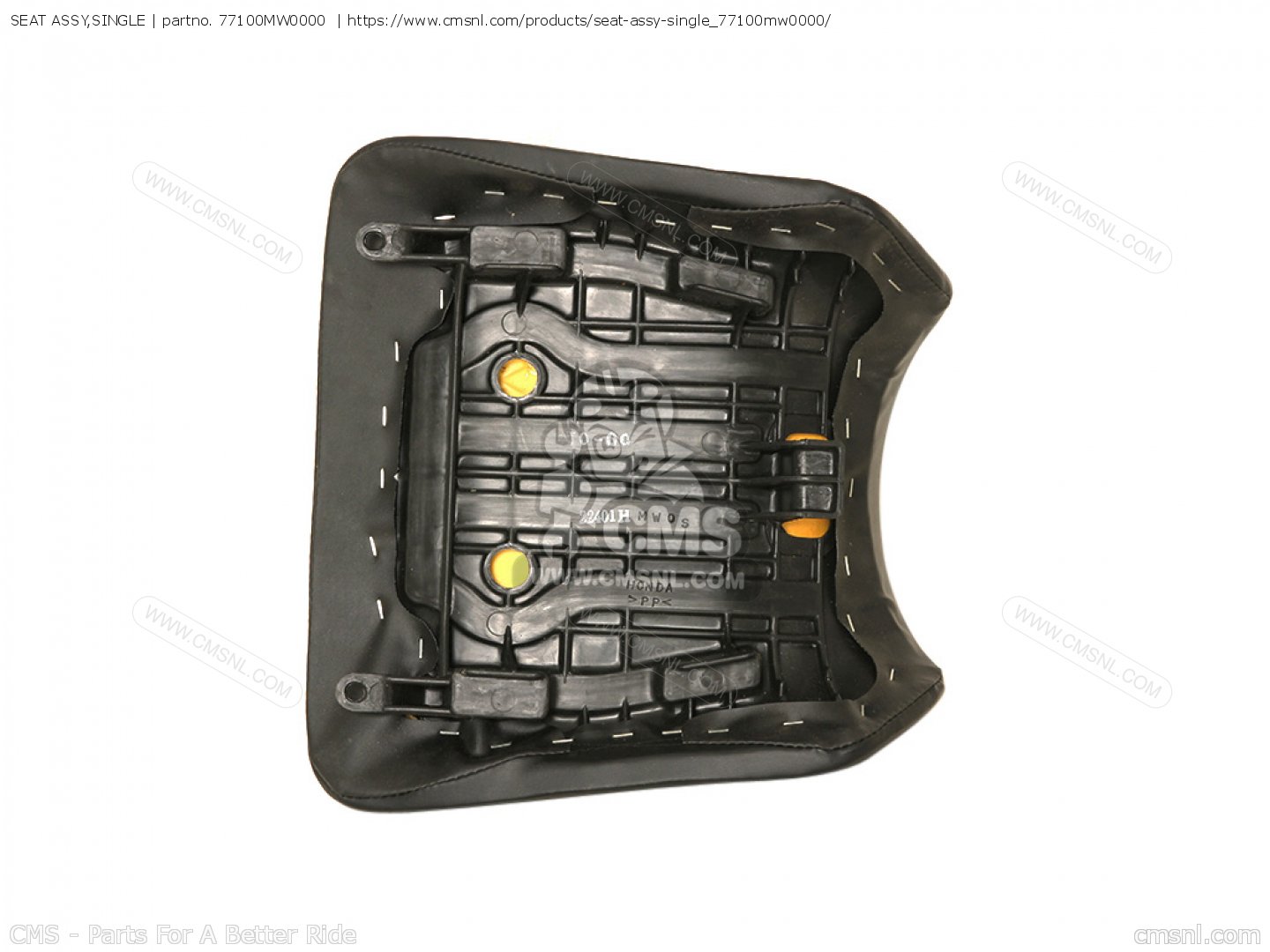 77100MW0000: SEAT ASSY,SINGLE Honda - buy the 77100-MW0-000 at CMSNL