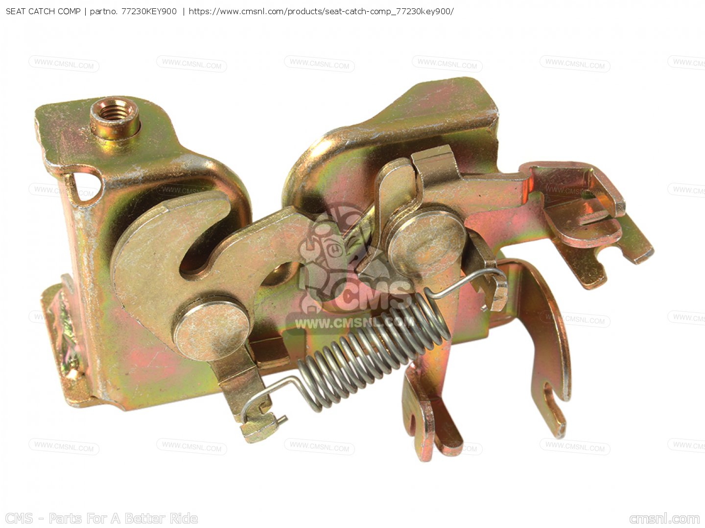 77230KEY900: SEAT CATCH COMP Honda - buy the 77230-KEY-900 at CMSNL