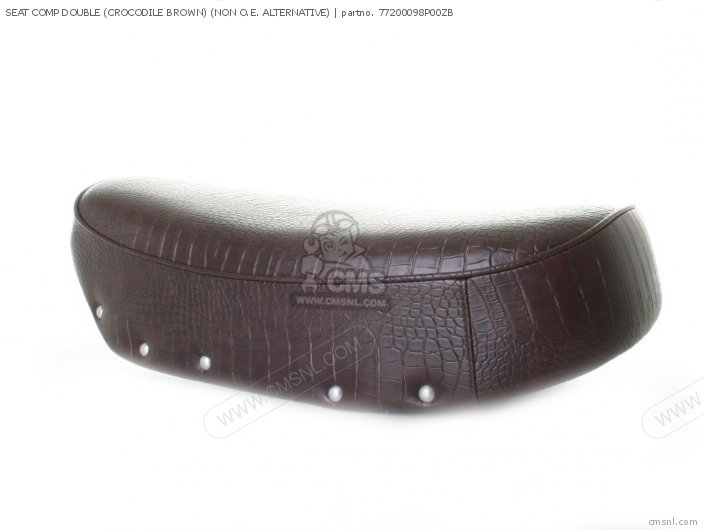 77200098P00ZB: SEAT COMP DOUBLE (CROCODILE BROWN) Honda - buy the 77200 ...