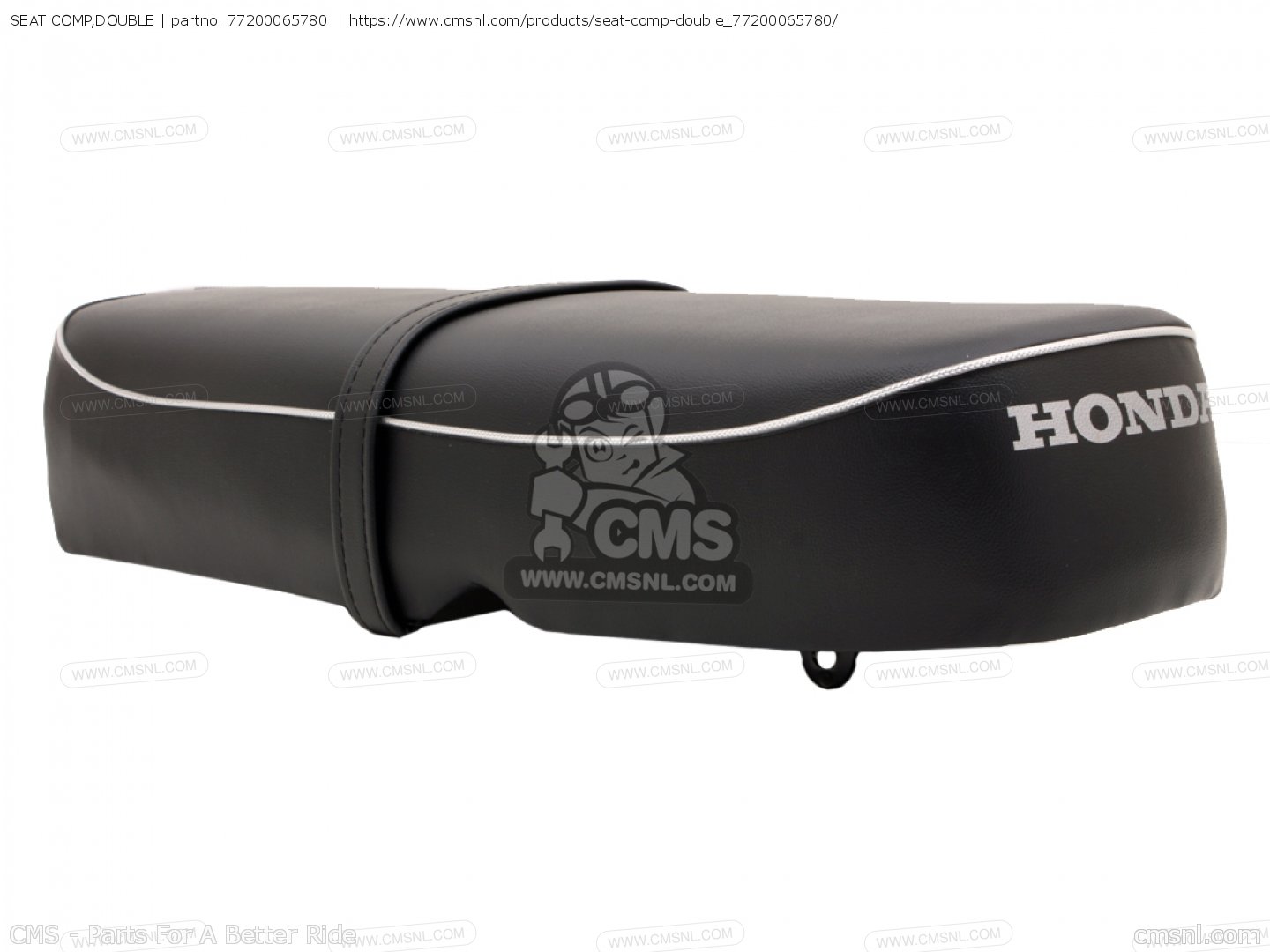 77200065780: SEAT COMP,DOUBLE Honda - buy the 77200-065-780 at CMSNL