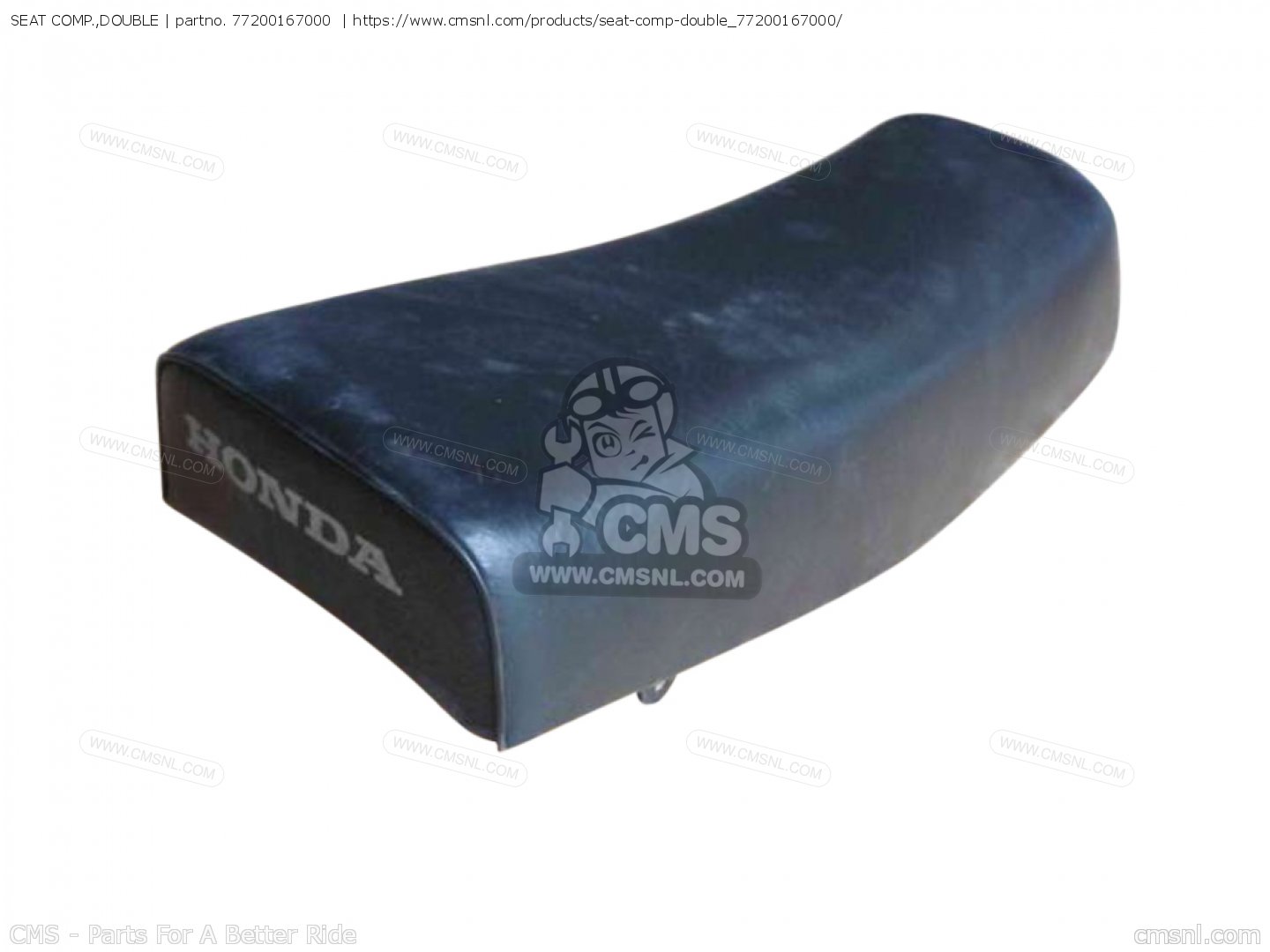 SEAT COMP.,DOUBLE for Honda - order at CMSNL
