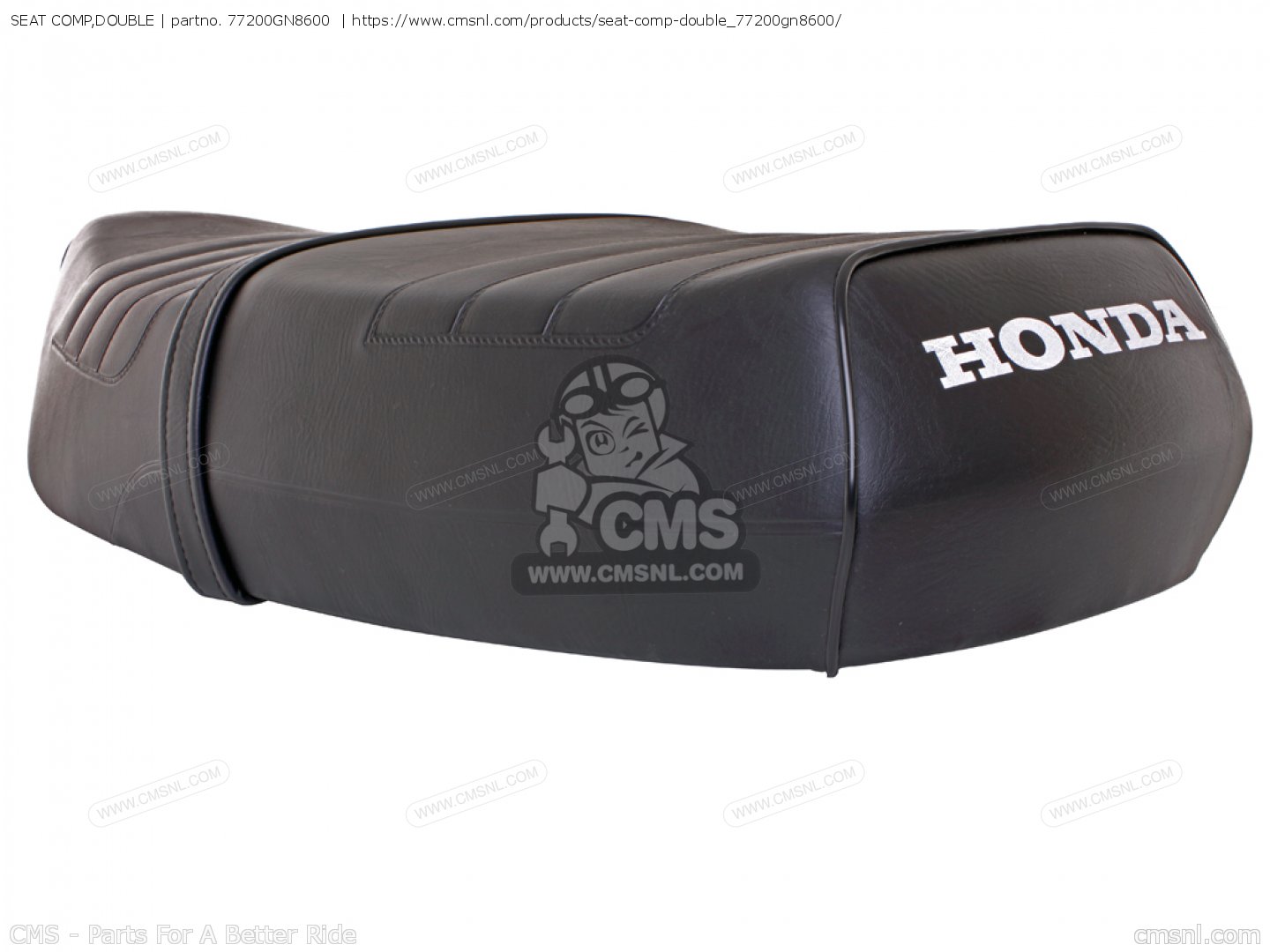 77200GN8600: SEAT COMP,DOUBLE Honda - buy the 77200-GN8-600 at CMSNL