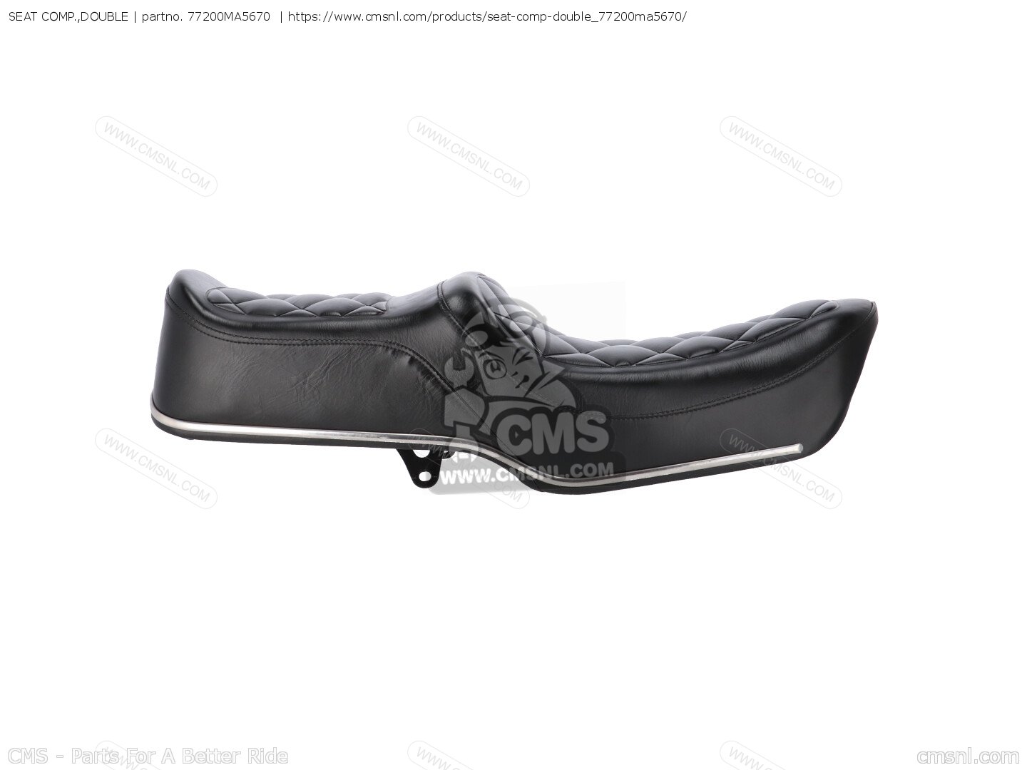 SEAT COMP.,DOUBLE for Honda - order at CMSNL