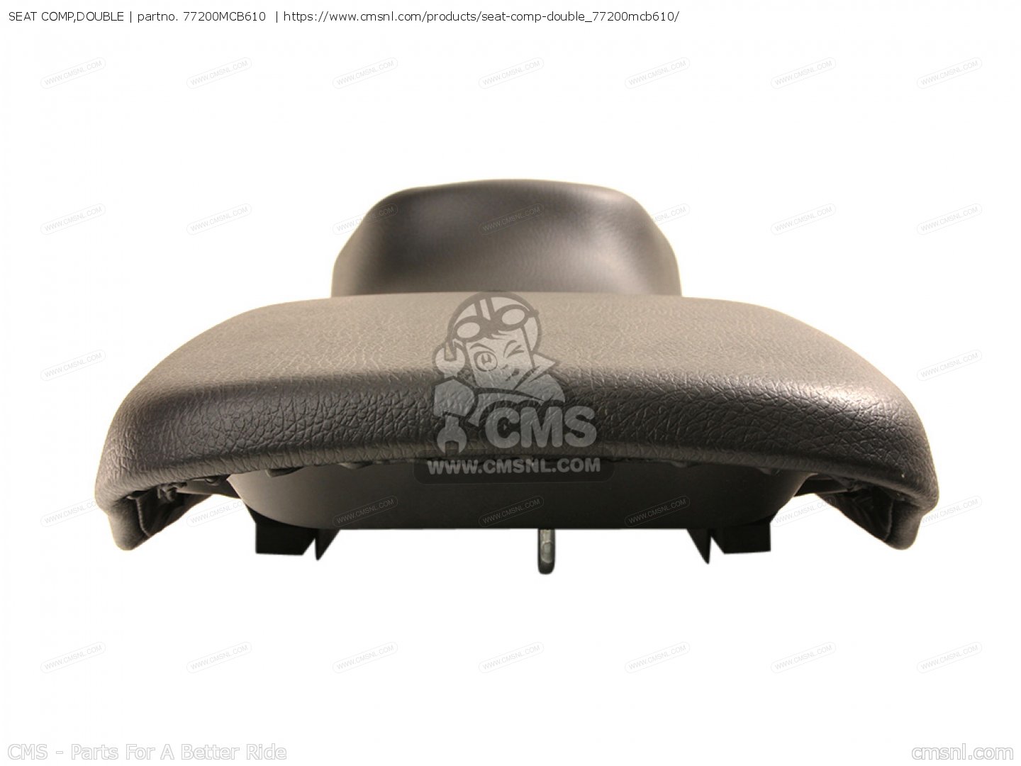 77200MCB610: SEAT COMP,DOUBLE Honda - buy the 77200-MCB-610 at CMSNL